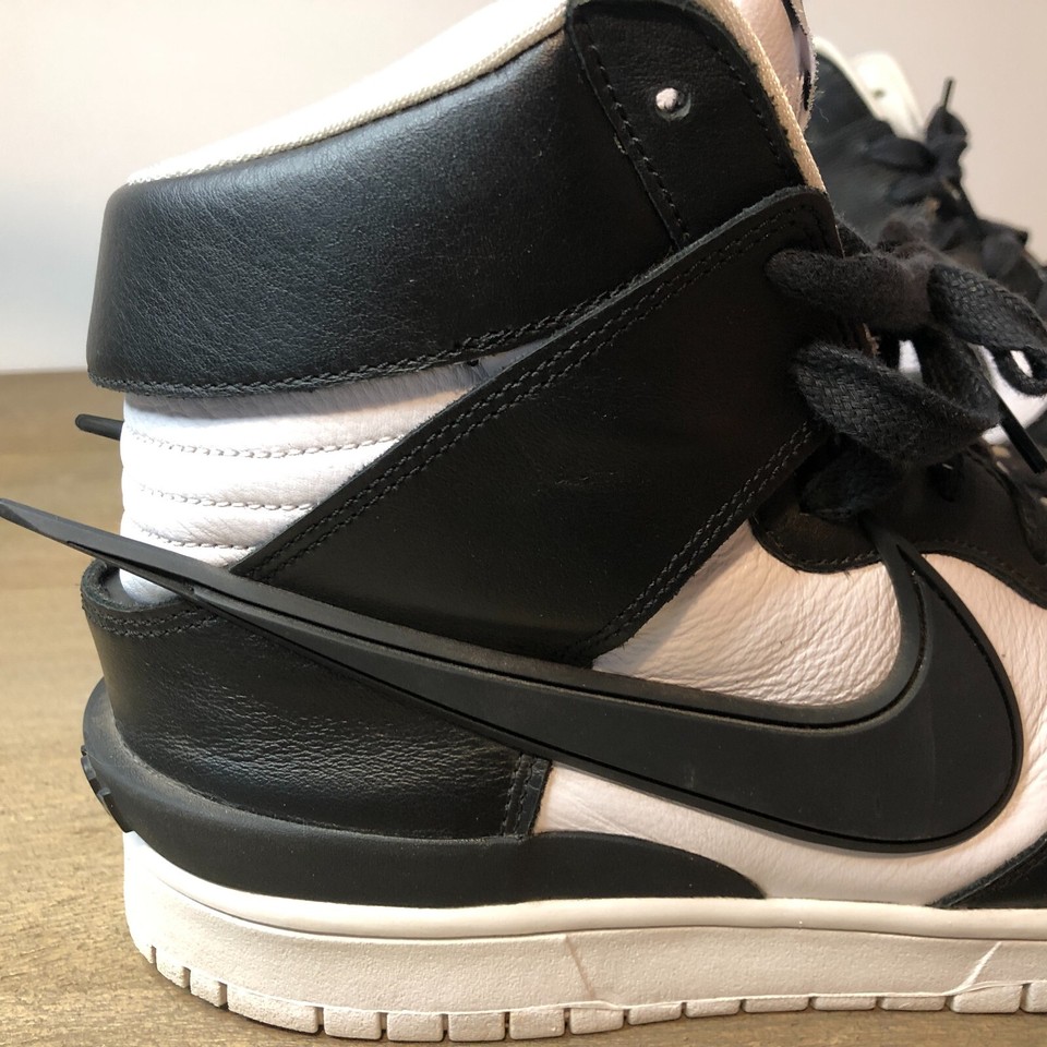 Nike x AMBUSH Dunk High Panda Black White CU7544-001 Size 10.5 Men's | eBay