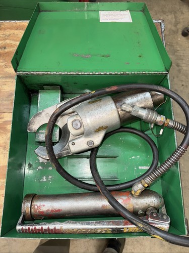 Greenlee 750 Hydraulic Cable Wire Cutter with Hand Pump, Tested Good | eBay