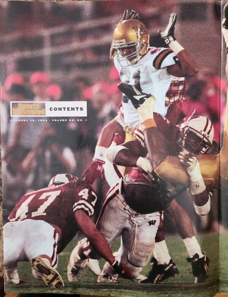Sports Illustrated January 10, 1994 Florida State Notre Dame No.1 At ...