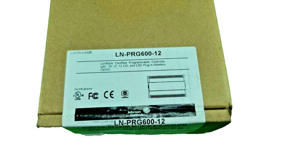 Johnson Controls LN-PRG600-12 Programable Controller With 16 UI 12 UO ...