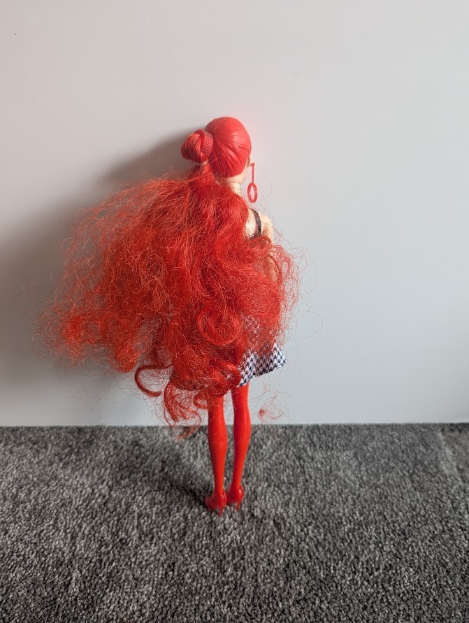 Barbie Colour Reveal Doll Bundle Red Blue Hair Dolls & Accessories ...