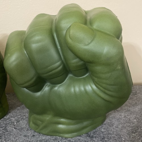 2011 Marvel Incredible Hulk Green Foam Fist Hands- Punch- Wearable ...