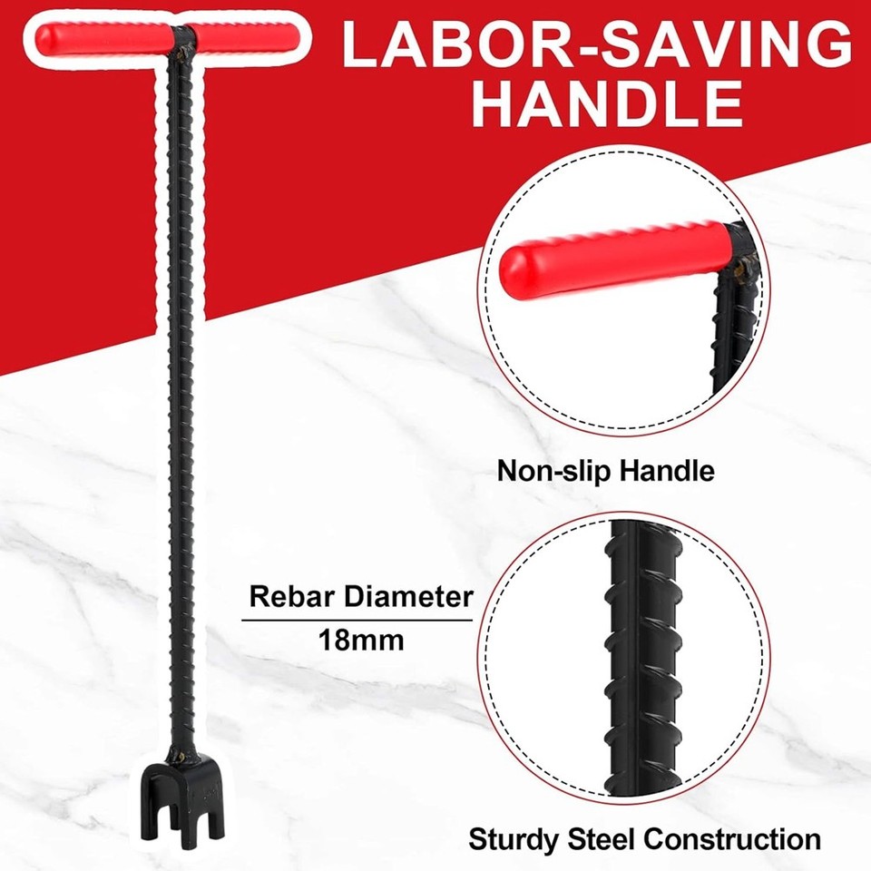 Water Meter Key 16 Inch Enforced Steel Wrench T-Handle with 4-Way6251 ...