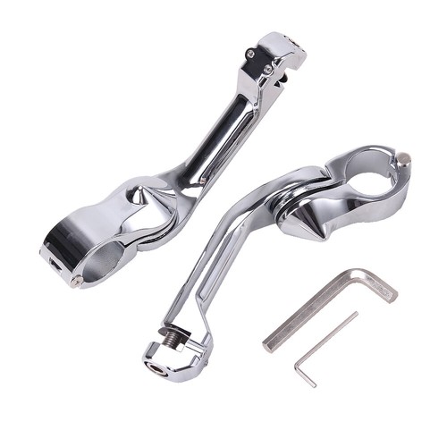 32mm Long Mount Highway Foot Pegs Crash Bar For Harley Cruiser ...
