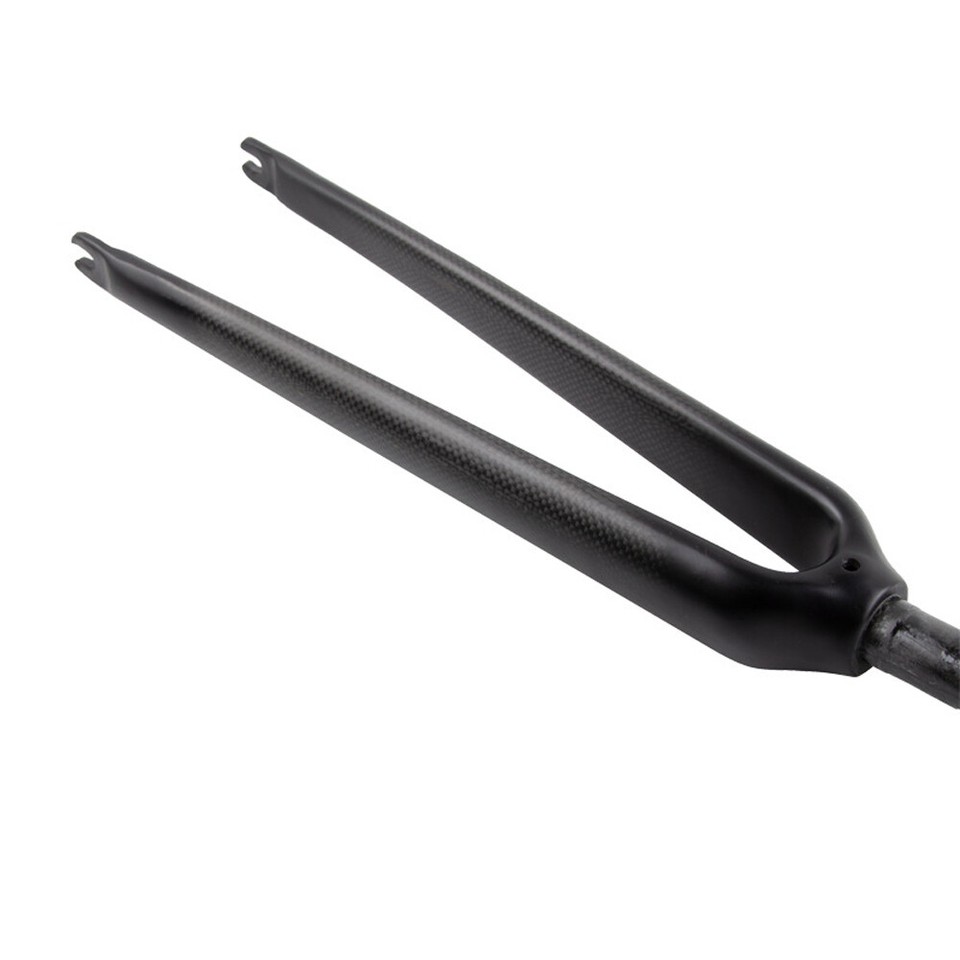 1" Full Carbon Fiber Bicycle Fork 25.4mm* 700C Rigid Fork for Road Bike ...