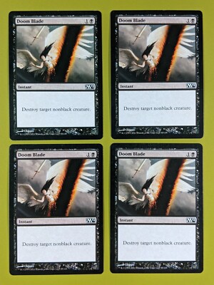 Doom Blade x4 M12 Magic 2012 4x Playset Magic the Gathering MTG | eBay