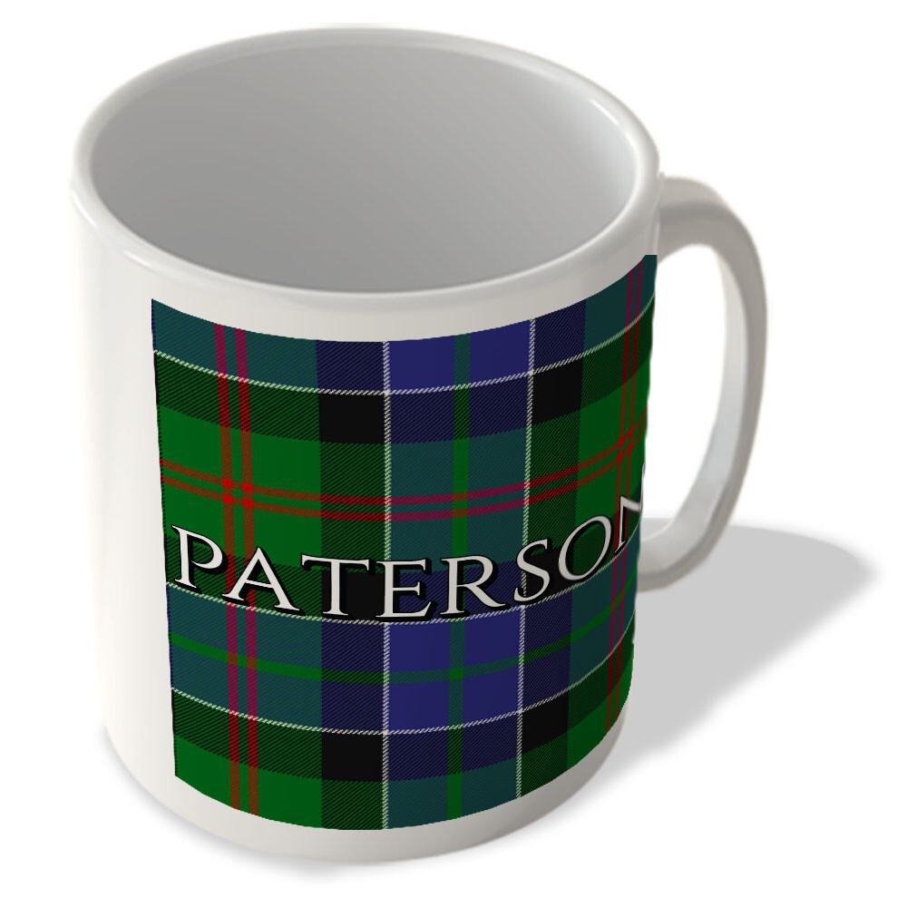 Paterson - Paterson Tartan - (Full Background) - Scottish Mug | eBay UK