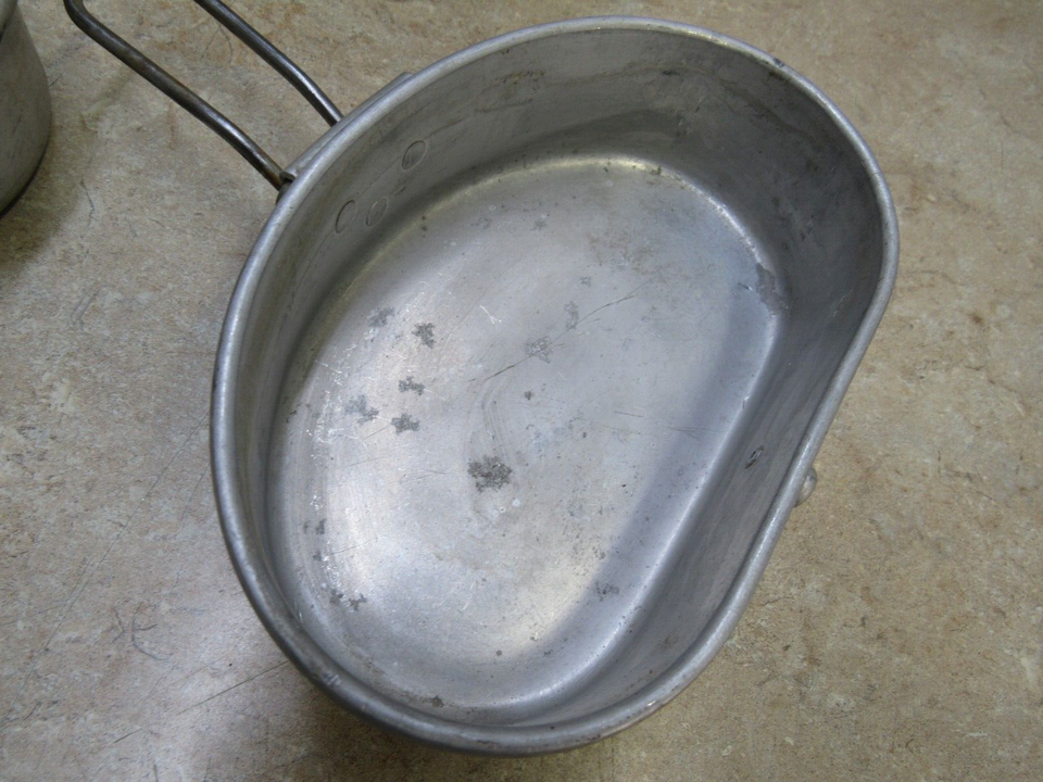 Post WW2 Italian Mess Kit M54 3 Piece Aluminum Original | eBay