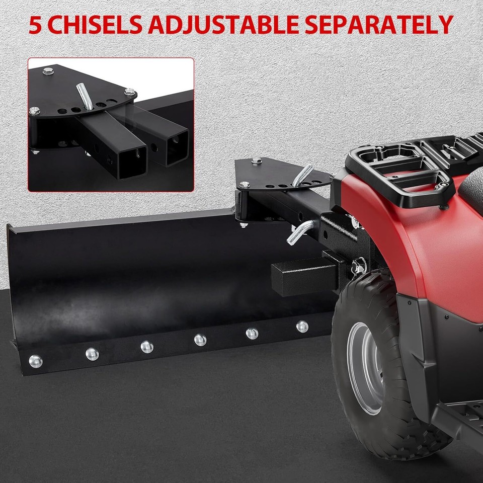 48" Scrape Blade 2" Receiver ATV UTV | Black | Universal Fitment ...