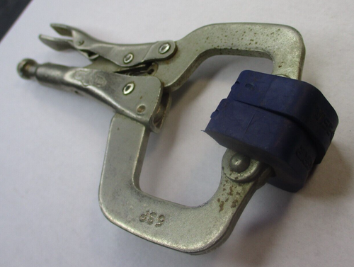 Petersen Dewitt 6SP 6" Vise Grip Rubber Padded C-Clamp Locking Pliers ...