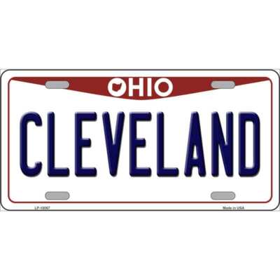 Cleveland Ohio Novelty Metal License Plate Tag LP-10067 | eBay