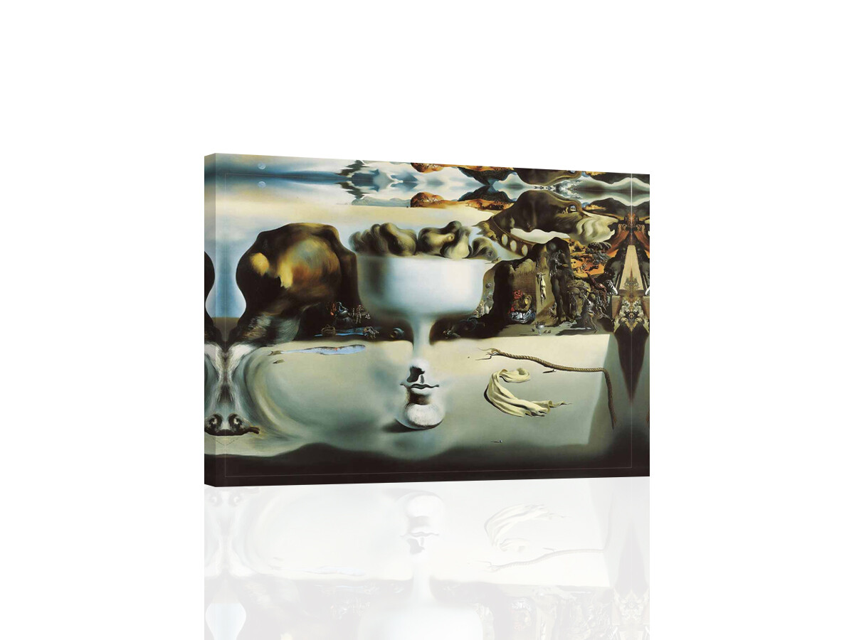 Salvador Dali Apparition Of Face Invisible Afghan With Apparition, On