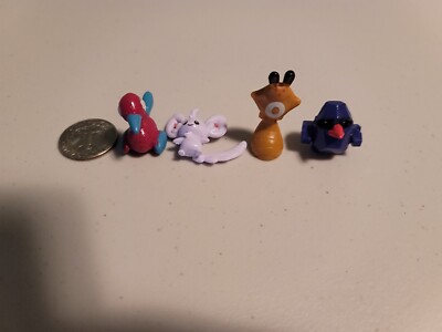 Pokemon 2000s RL Mini Toy Figure Lot of 4: Porygon2 Nosepass Cinccino ...