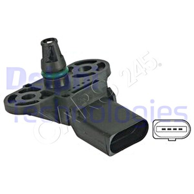 DELPHI MAP Pressure sensor For VW SEAT SKODA AUDI Bora Caddy II III ...
