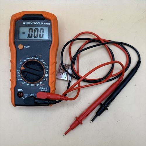 Klein Tools MM300 Digital Multimeter Manual-Ranging 600V | eBay