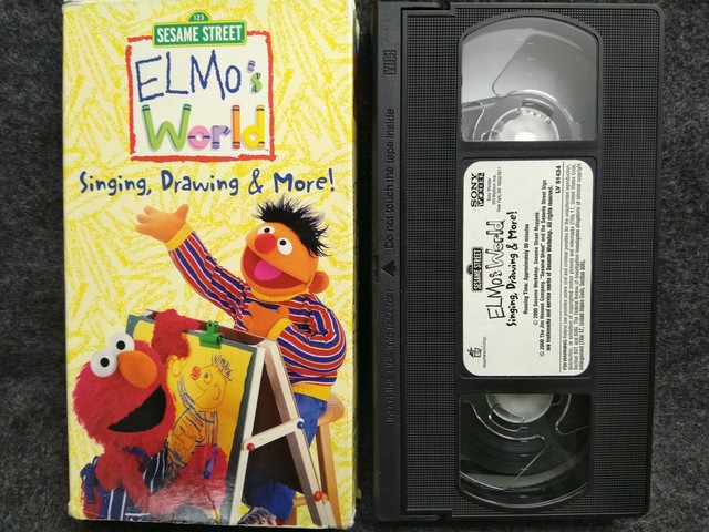Elmos World - Singing, Drawing More (VHS, 2000) for sale online | eBay