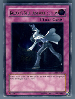 Yugioh! Kozaky's Self-Destruct Button TLM-EN052 Ultimate Rare Unlimited ...