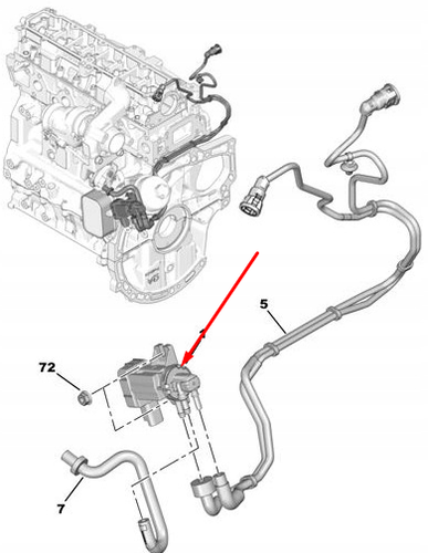 CITROEN BERLINGO B9 Turbo Pressure Solenoid Valve 9811643880 NEW ...