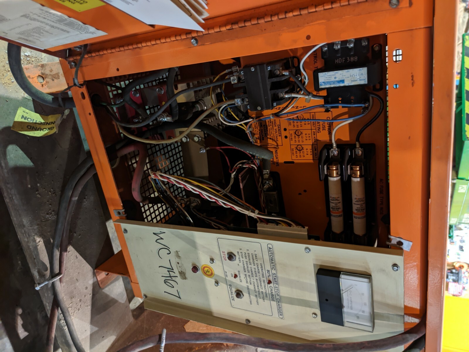 Exide Gold Industrial Battery Charger Model Wg3-12-865 Workhog for sale ...