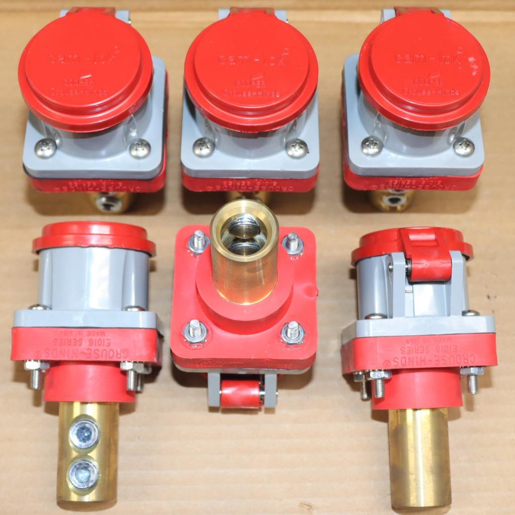 ONE Eaton Crouse Hinds Cam-Lok 400A SP Receptacle with WP Cover RED E1016-1702 | eBay