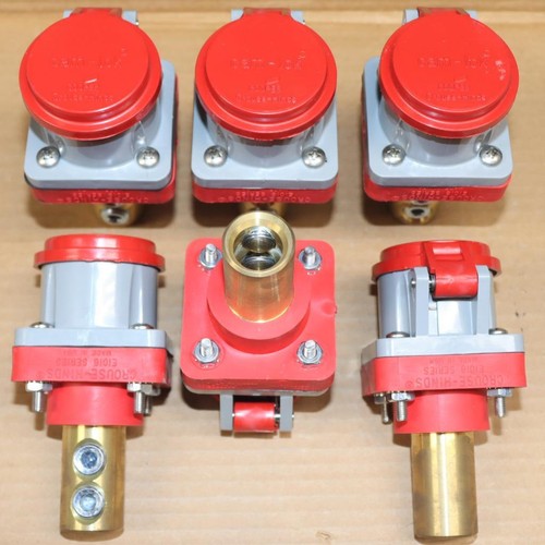 ONE Eaton Crouse Hinds Cam-Lok 400A SP Receptacle with WP Cover RED ...