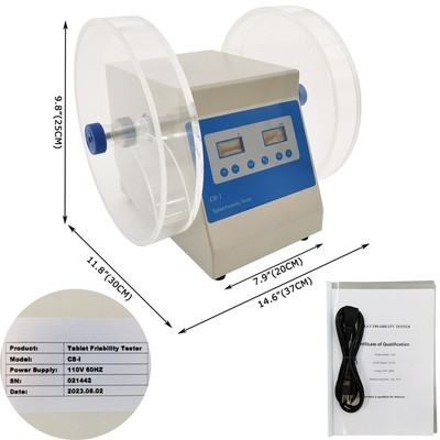 CS-1 LCD Brittleness Tester Fragility Tester 20-100RPM Adjustable Speed ...