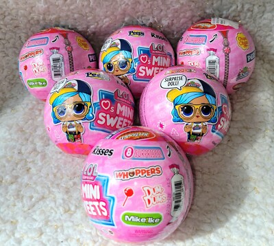 (6) NEW LOL Surprise! Loves Mini Sweets - Series 1 - Fashion Doll w/ 8 ...