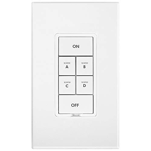 Insteon Smart Dimmer 6-Button Keypad, KeypadLinc In-Wall Controller ...