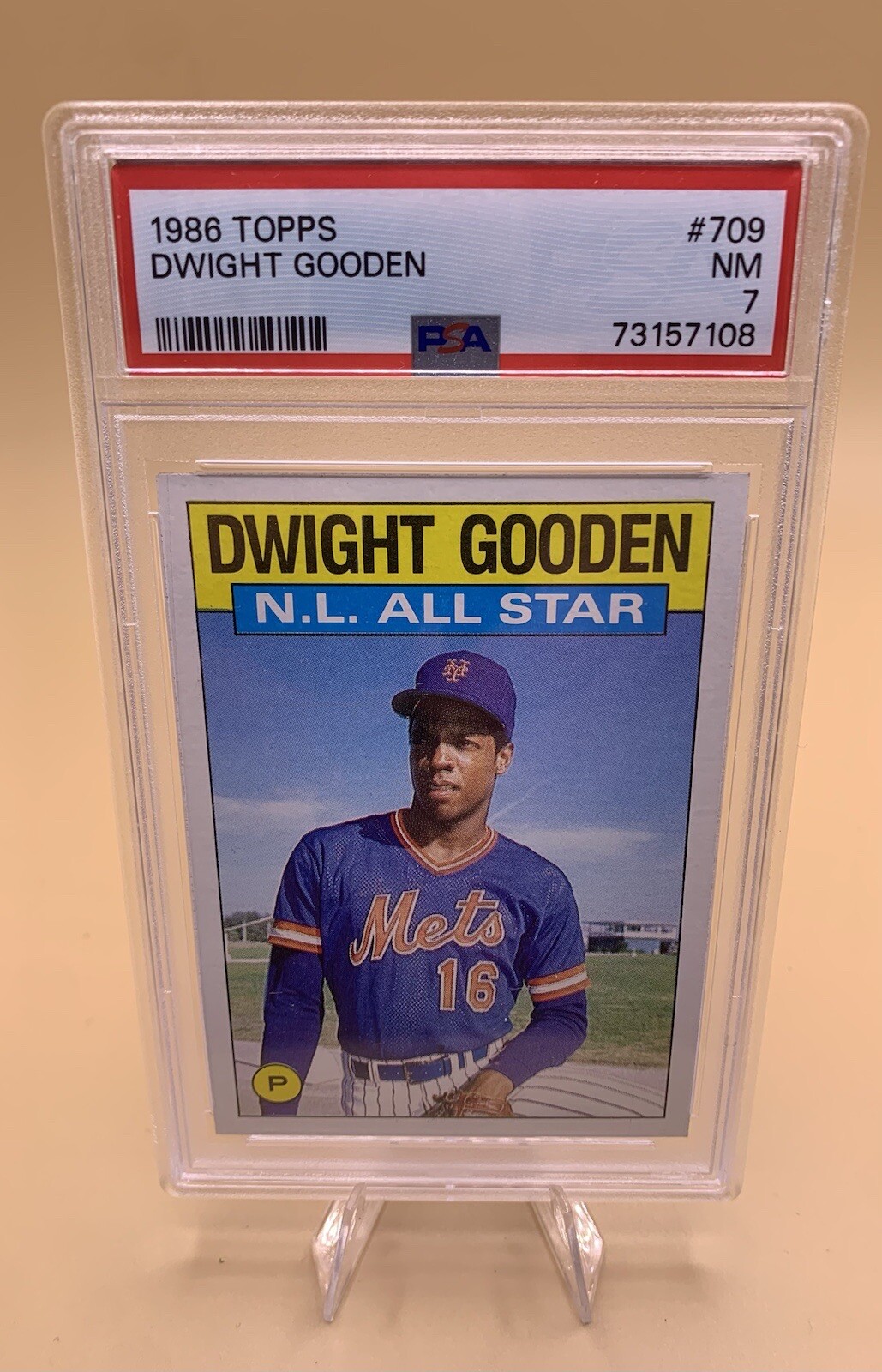 1986 Topps - All Star #709 Dwight Gooden, Dwight Gooden for sale online ...