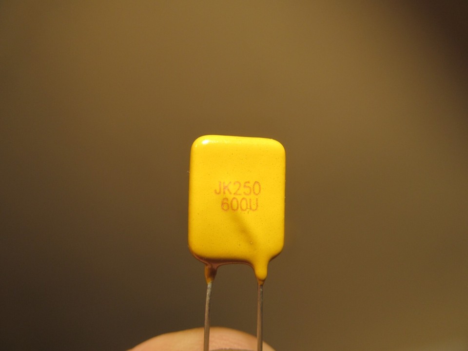 Polymer PPTC PTC Resettable Fuse Polyswitch 250V 0.6A 600mA JK250-600U ...