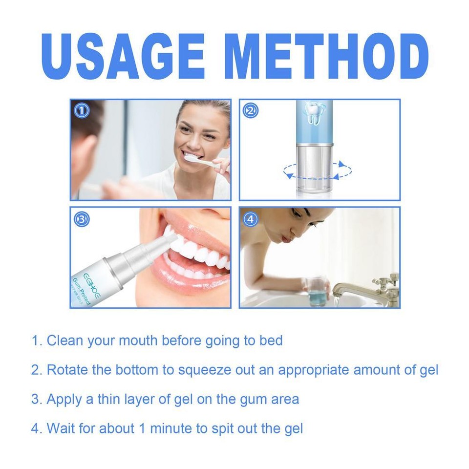 4ml Teeth Repair Gel for Gum Pain Relief & Restore丨 Teeth Cleaning ...