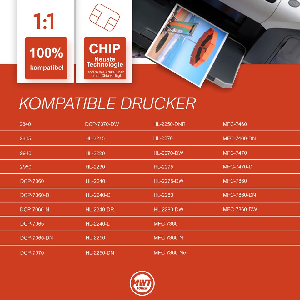 2x XXL Toner f r Brother DCP 7060 7065 7070 DW D DN N TN2220 BLACK | eBay