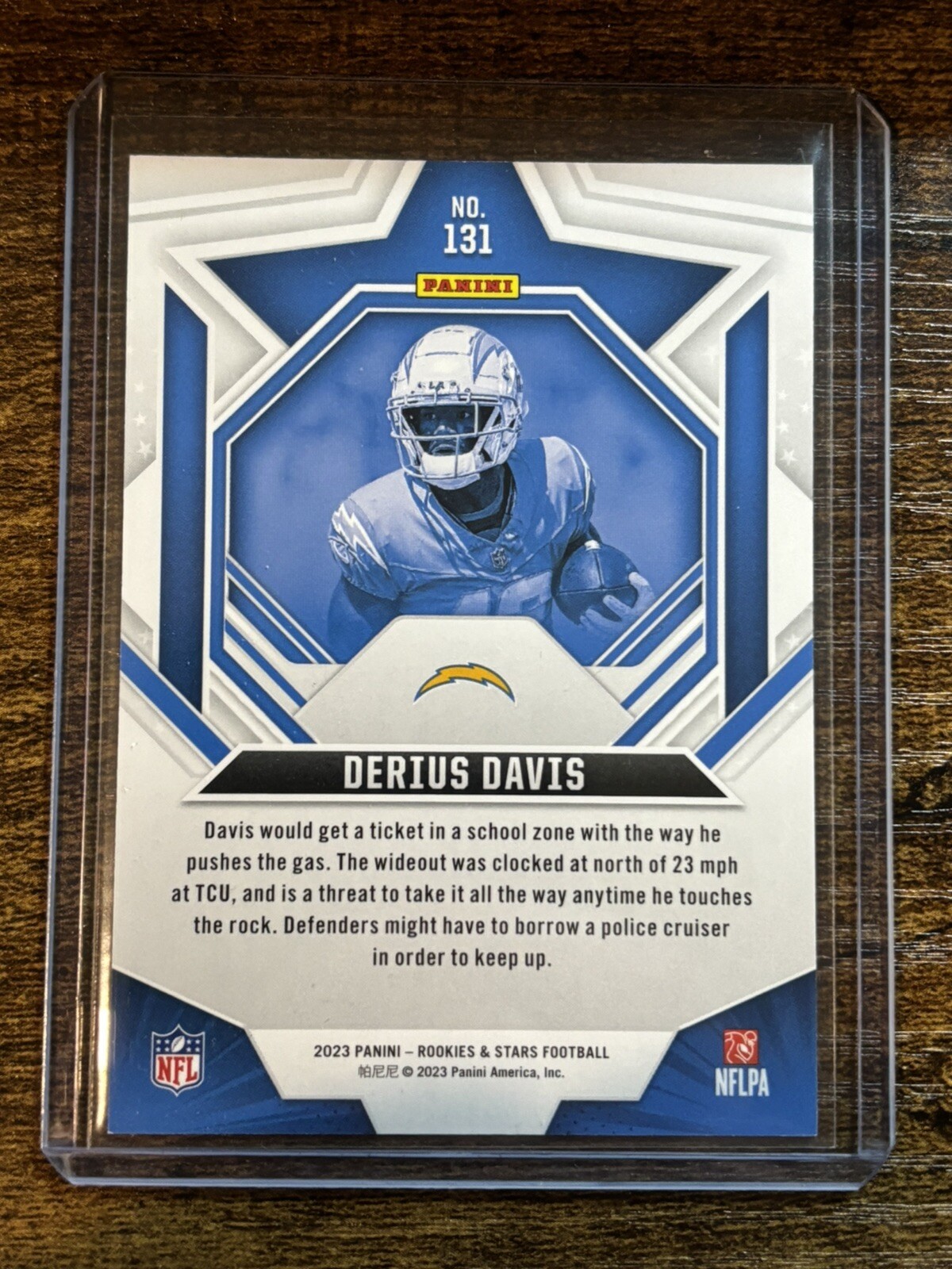 2023 Rookies and Stars Derius Davis RC Rookie Purple /199 Los Angeles ...