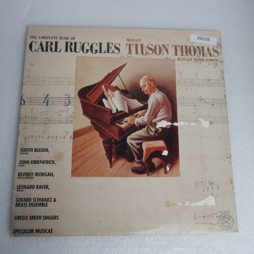 Michael Tilson Thomas The Complete Music Of Carl Ruggles LP Vinyl ...