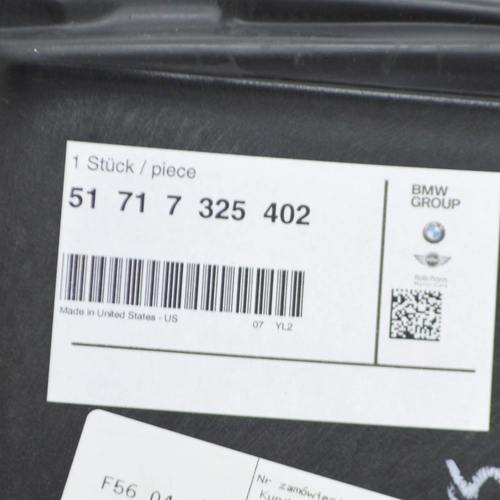 NEW BMW X5 E70 FRONT RIGHT SUPLEMENTARY WHEEL HOUSING 7325402 ...