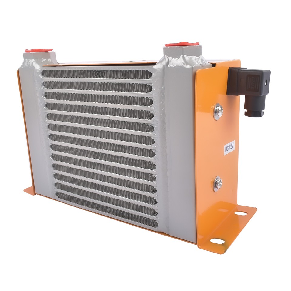 Hydraulic Oil Cooler AH0608T-CA Air-cooled Radiator for 1-2 Ton Mini ...