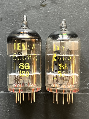 Balanced Pair ECC83 / 12AX7 TESLA Foil Getter - 1958'y - NOS nr7 | eBay