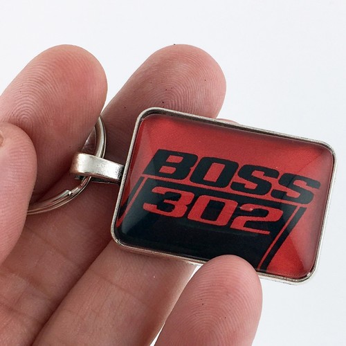 Vintage Ford Mustang BOSS 302 Red Fender Decal 1" x 1.25 in Diameter ...