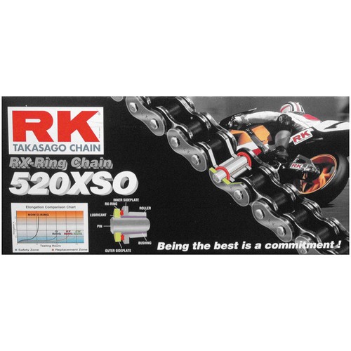 RK 520XSO RX-Ring Chain 520x114 For SUZUKI DR650S 1990-1991 | eBay