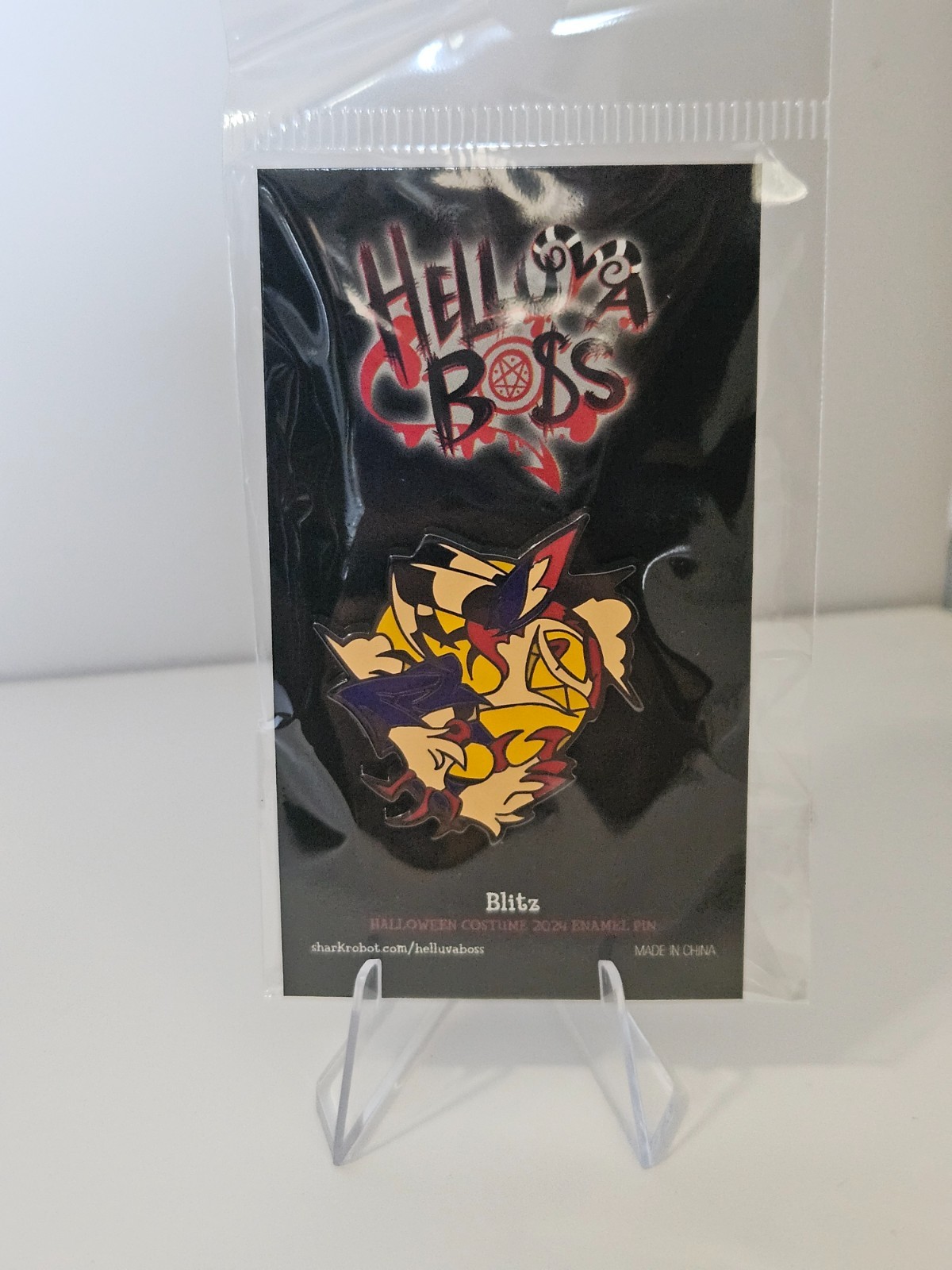 Helluva Boss Blitz Halloween Costume 2024 Limited Edition Enamel Pin | eBay