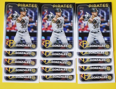 (15) 2024 Topps #168 Nick Gonzales RC Lot -- Pittsburgh Pirates | eBay
