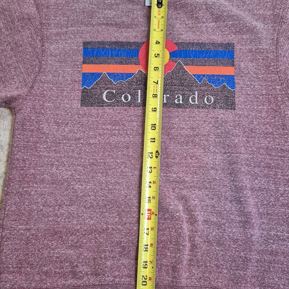 U.s. vintage authentic wear Colorado state logo sweatshirt red small | eBay