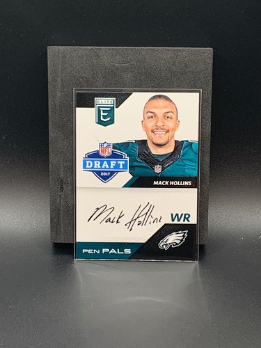 2017 Donruss Elite Pen Pals Black Ink Mack Hollins #PP-MH Rookie Auto ...