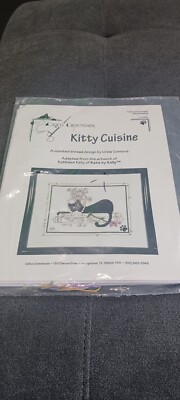 Calico Crossroads Kitty Cuisine Counted Cross Stitch Kit Kats By Kelly ...