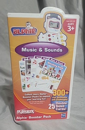 Playskool Alphie Booster Pack Music & Sounds 300+ Questions 20 Cards ...
