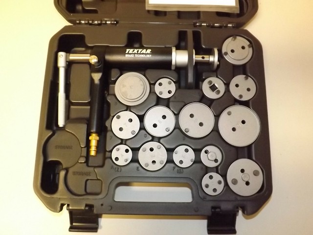 TEXTAR Pneumatic Brake Caliper Piston Rewinding Tool Set TEX1009 for ...