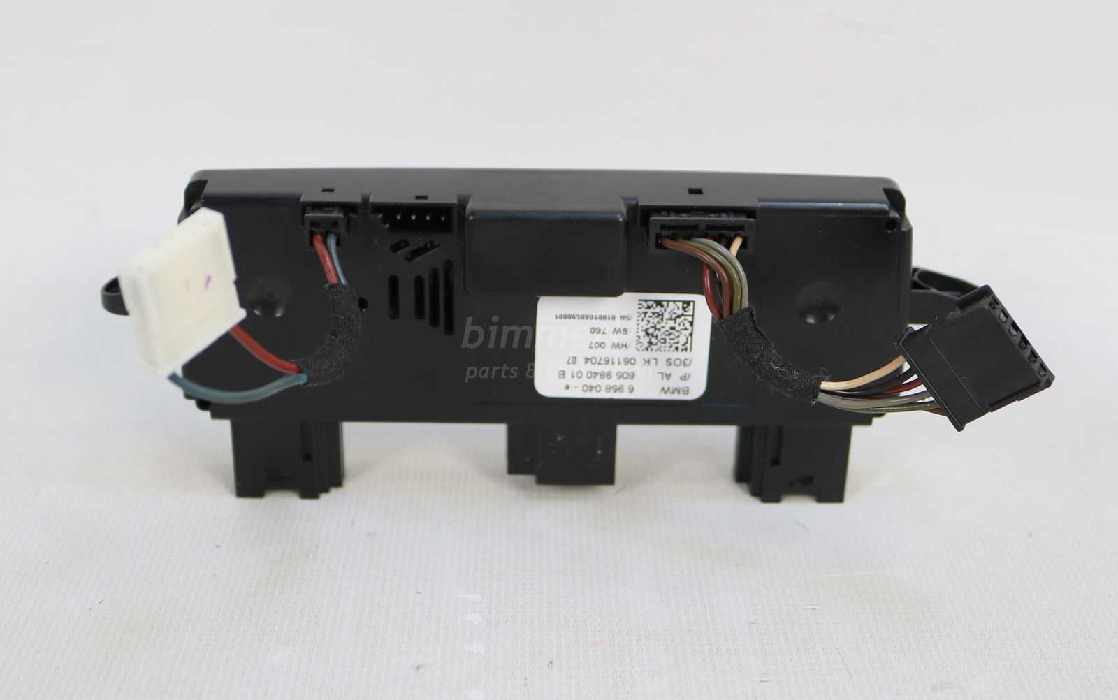 BMW E65 7-Series E66 Steering Wheel Electronic Control Module w Heat ...
