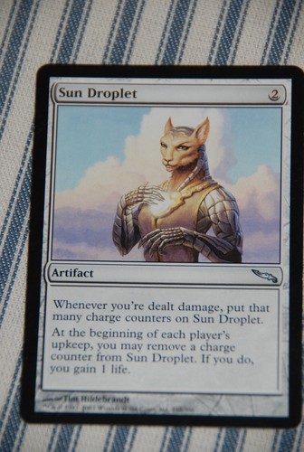Magic the Gathering -- Sun Droplet -- Mirrodin Artifact | eBay