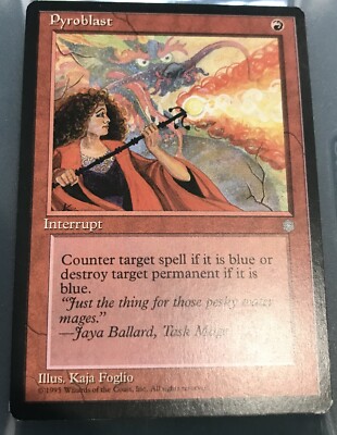 Pyroblast Ice Age NM Red Common MAGIC THE GATHERING MTG CARD | eBay