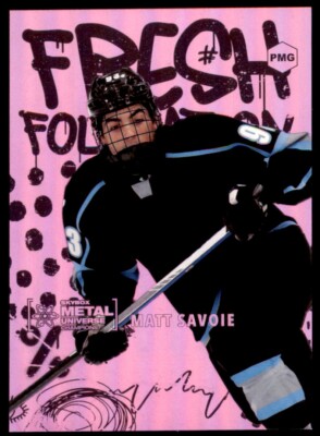 2021 2021 Metal Champions Fresh Foundation Pink PMG #FF13 Matt Savoie ...
